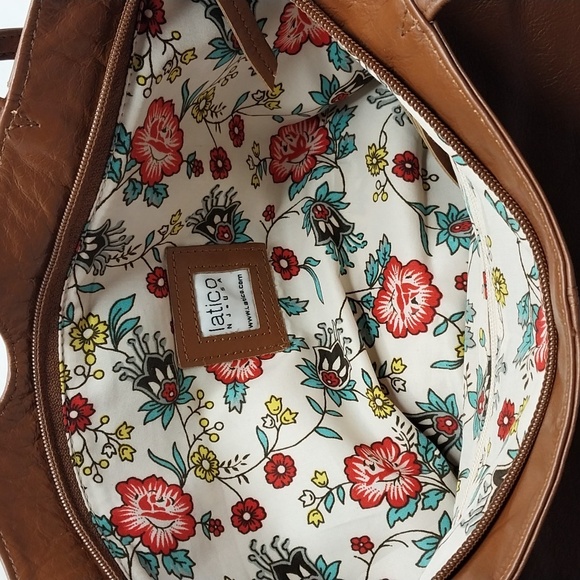 latico | Bags | Latico Vintage Zip Top Tote | Poshmark